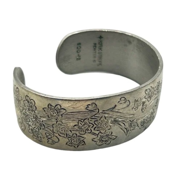 Vintage | Jewelry | Vintage Kirk Stieff Pewter Silver Narcissus Flower ...